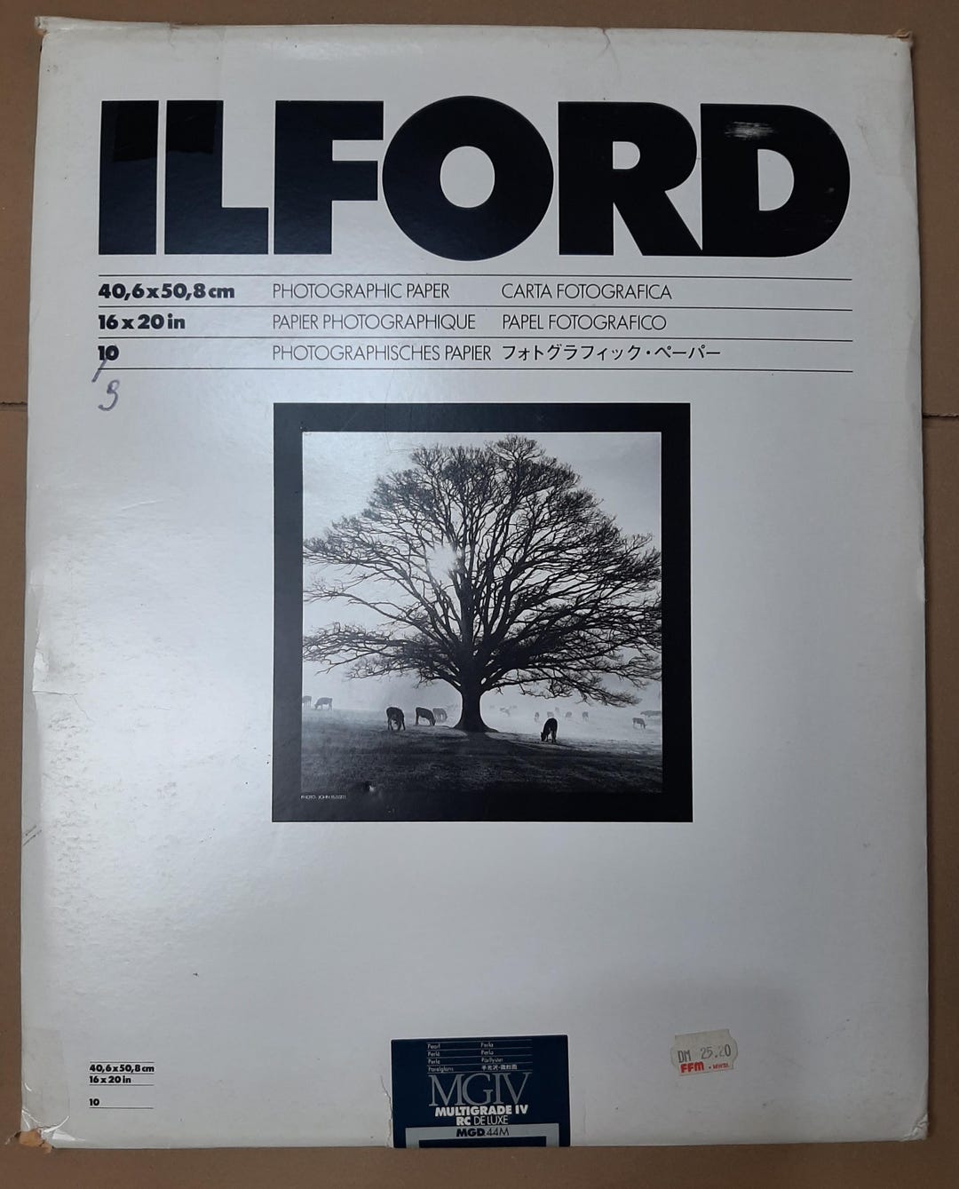 Ilford Multigrade IV RC Deluxe MGD.44M - Pearl 40,6x50,8 Cm (16x20 Inch ...