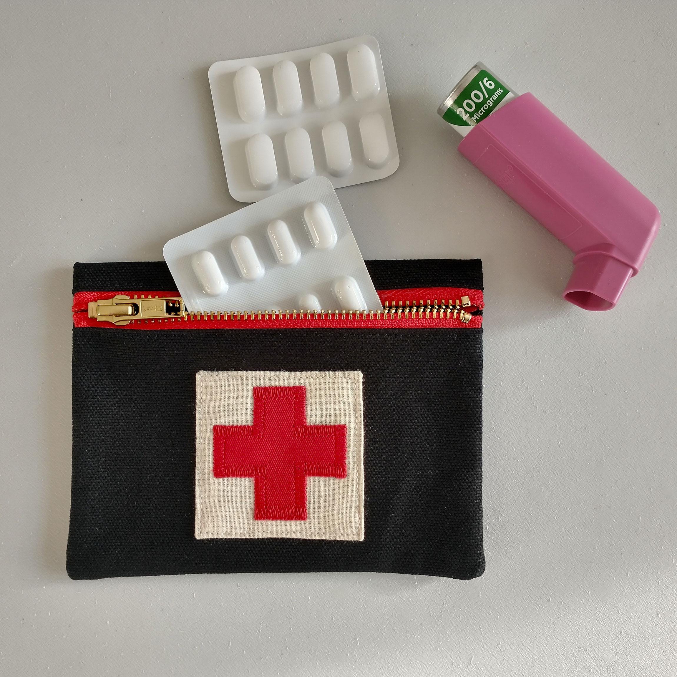 Handmade Mini First Aid Bag: Travel Medicine Pouch - Etsy