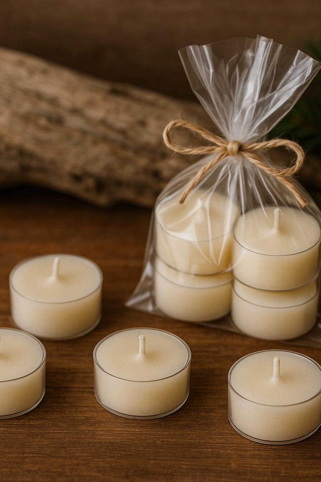 Handcrafted Scented Tealight Candles – Set of 6 Soy Tealights – Cozy ...