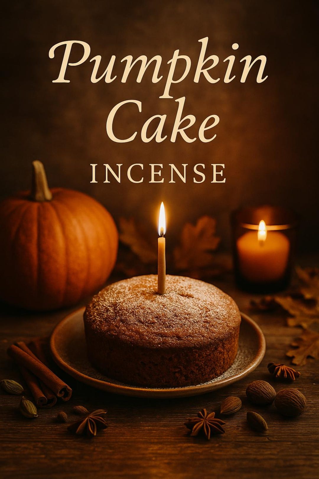 Pumpkin Cake Incense – Cozy Autumn Spice & Sweet Bakery Scent for Hygge ...