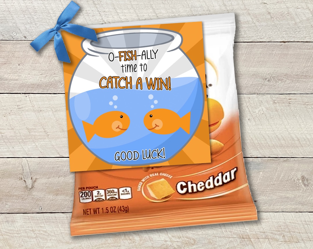 Sports Good Luck Tags | O-fish-ally Catch A Win | Team Game Tournament ...