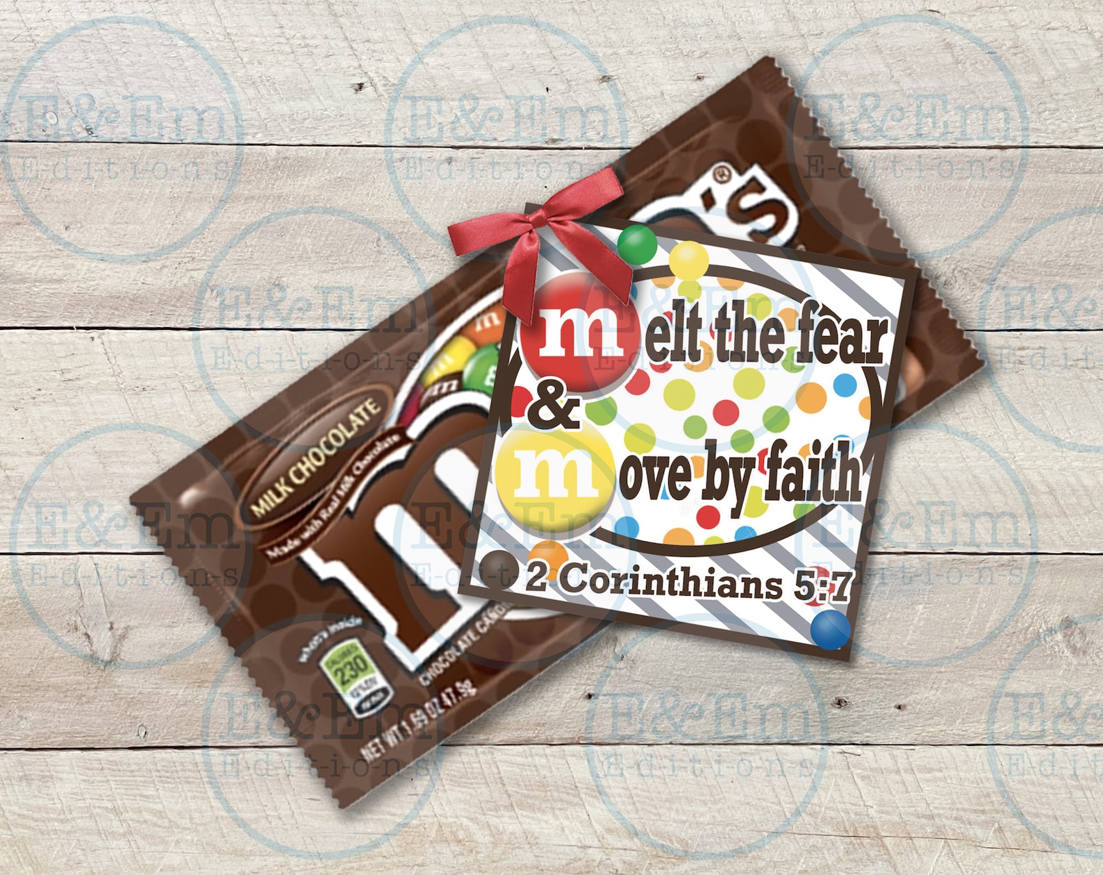 Melt the Fear, Move by Faith Tags, Youth Group Treat Labels, VBS Candy ...
