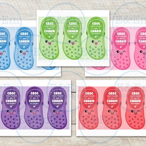 Croc That Routine and Charm the Judges Good Luck Tags, 5 Colors ...