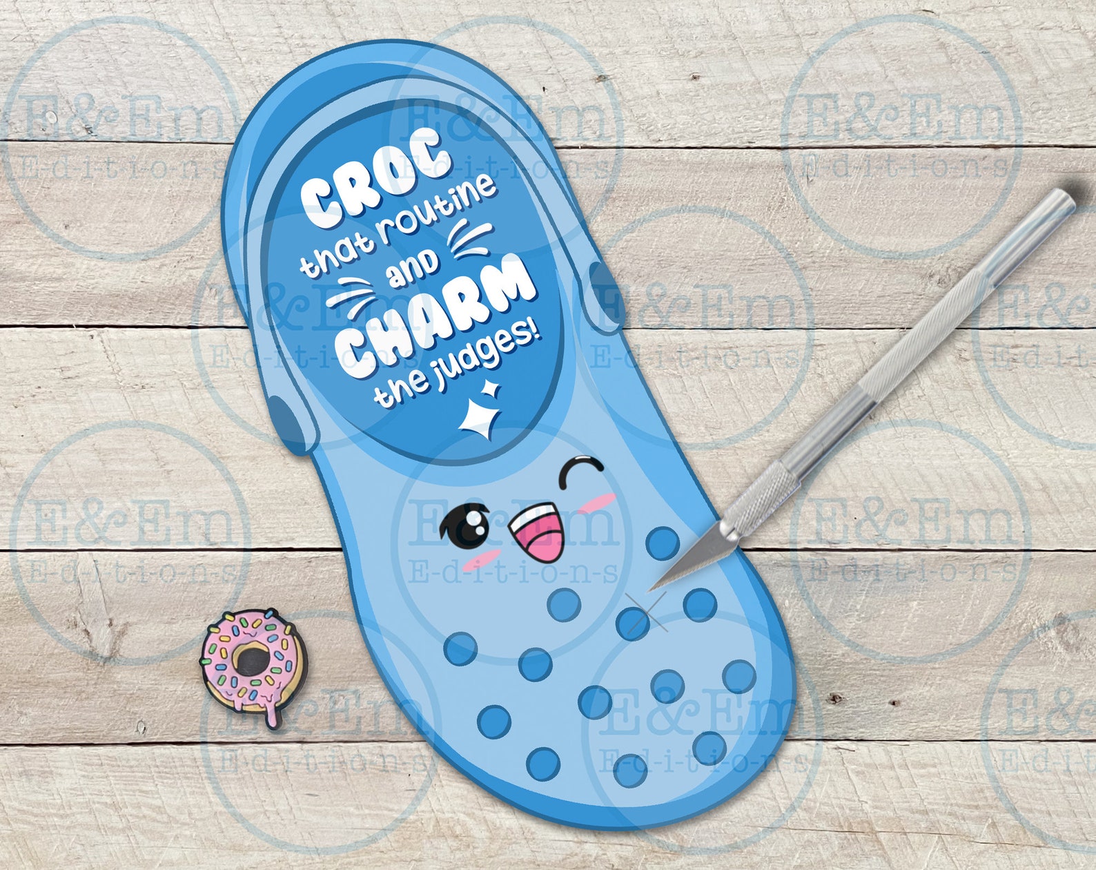 Croc That Routine and Charm the Judges Good Luck Tags, 5 Colors ...