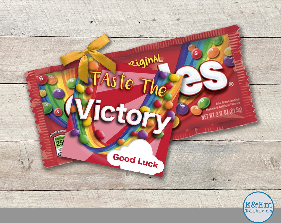 Sports Good Luck Tags Bundle, 5 Files Included of Competition Treat ...