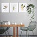 Botanical Wallpaper Print Set / Herbarium Art Prints From Real - Etsy