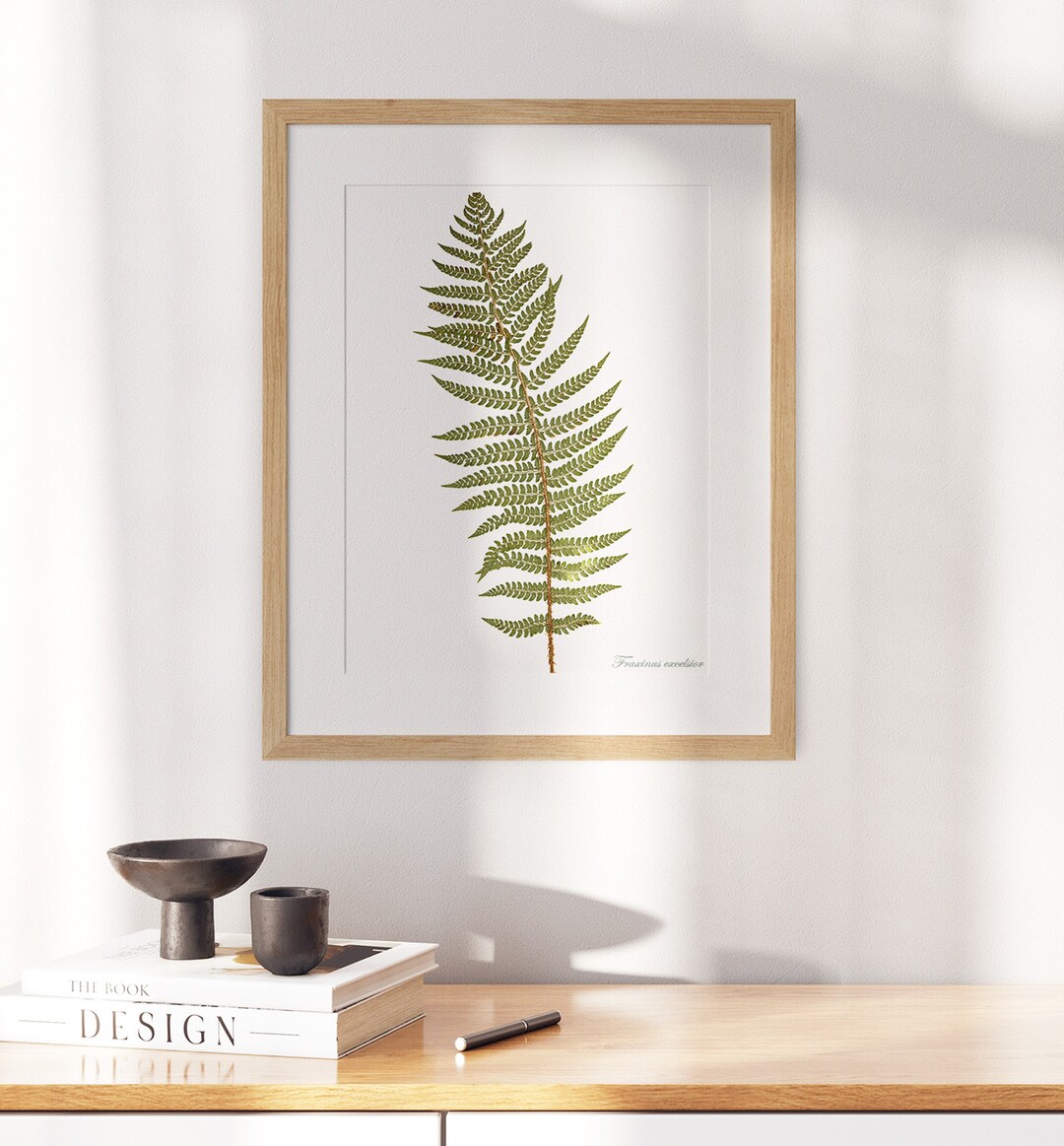 Pressed Fern: Botanical Elegance Framed to Perfection at Ferns - Etsy