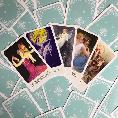 Magical Forest Tarot Card Deck Printable Oracle 78 Cards | Etsy