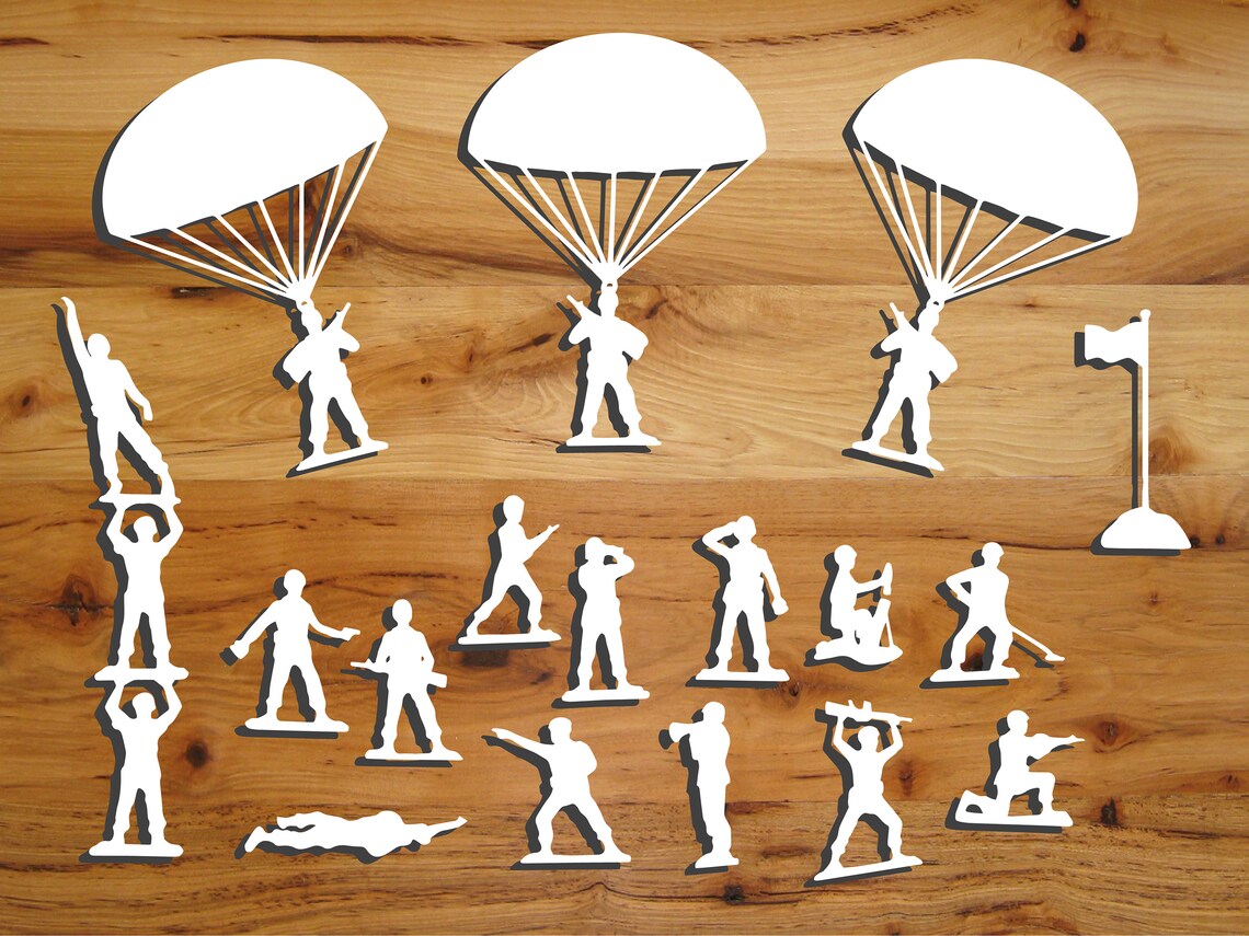 Toy Army Soldiers Svg Army Men SVG Toy SVG Andys Room - Etsy