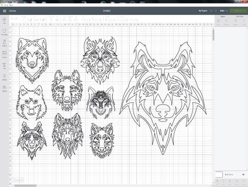 Wolf Head Svg, Wolf Face Svg, Wolves Svg, Howling Wolf Svg, Wolf Head ...