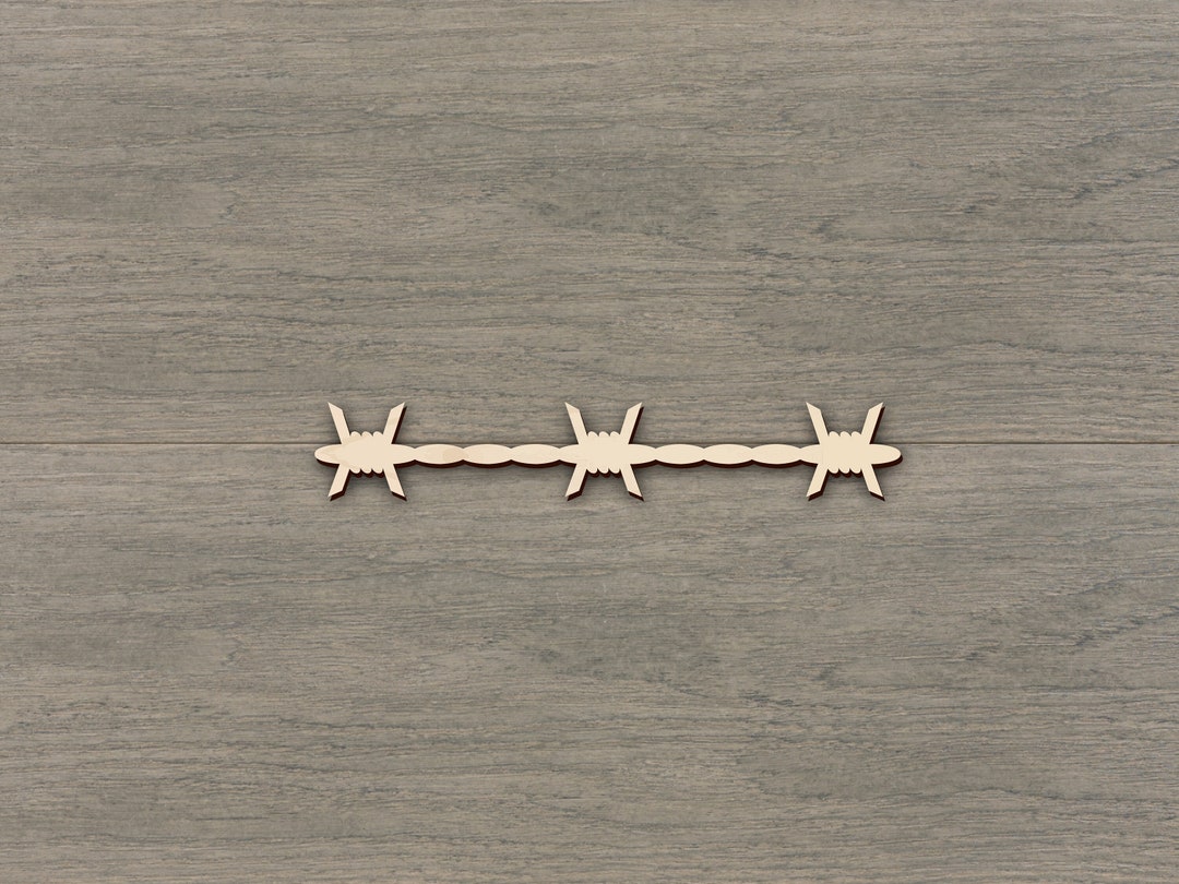 Wooden Barbed Wire, Barbed Wire, Wood Barbed Wire, Plywood Cut,wood ...
