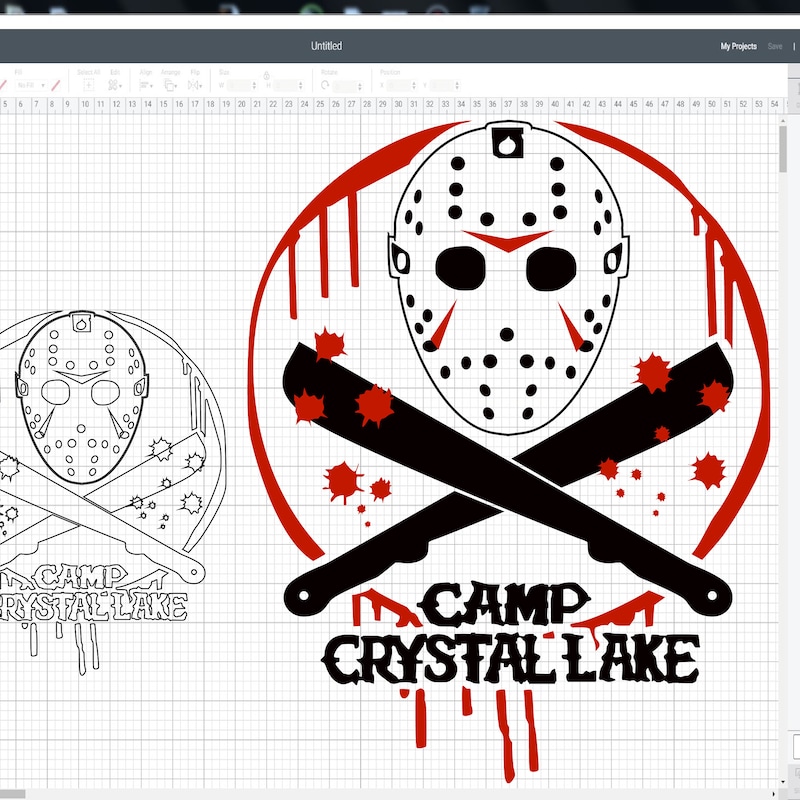 Jason Voorhees Silhouette - Etsy