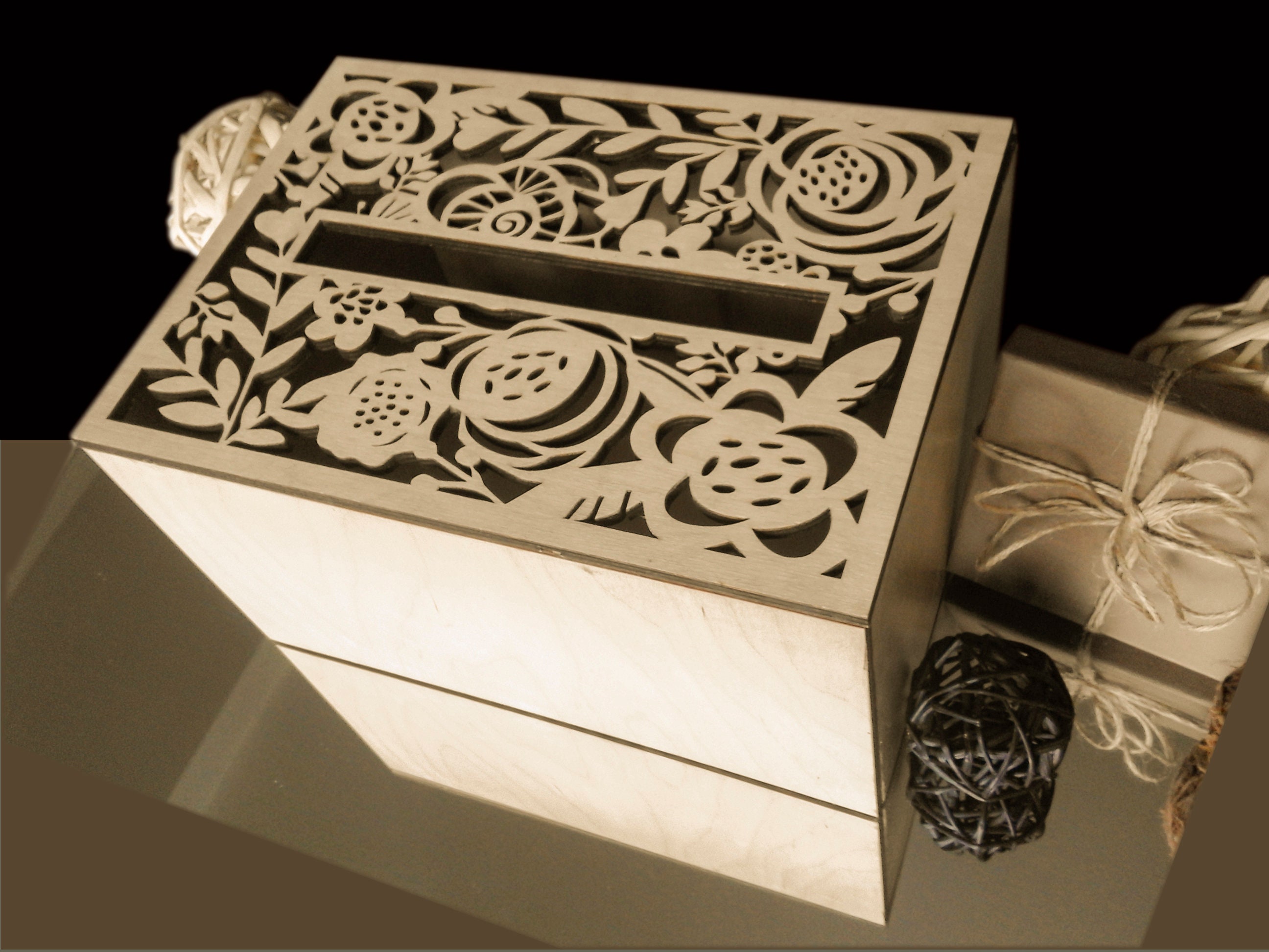 Wedding Card Box Invitation Cards Box Unique Wedding Card - Etsy