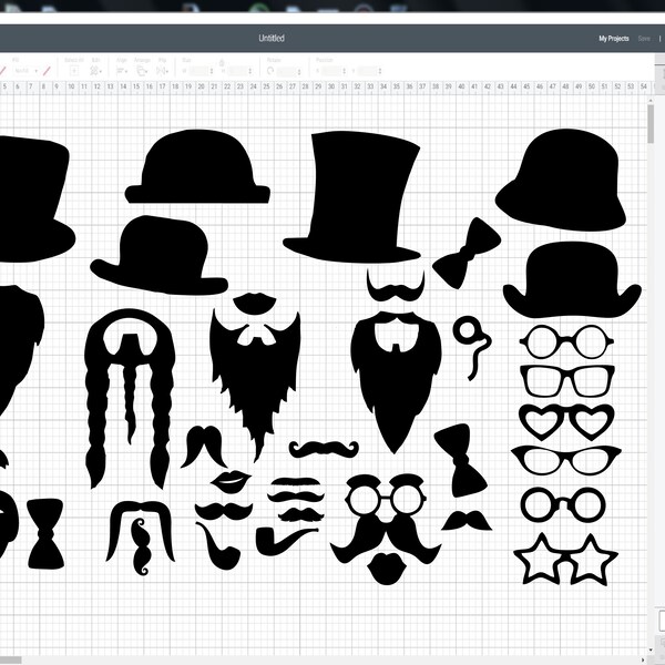 Mustache Photobooth - Etsy