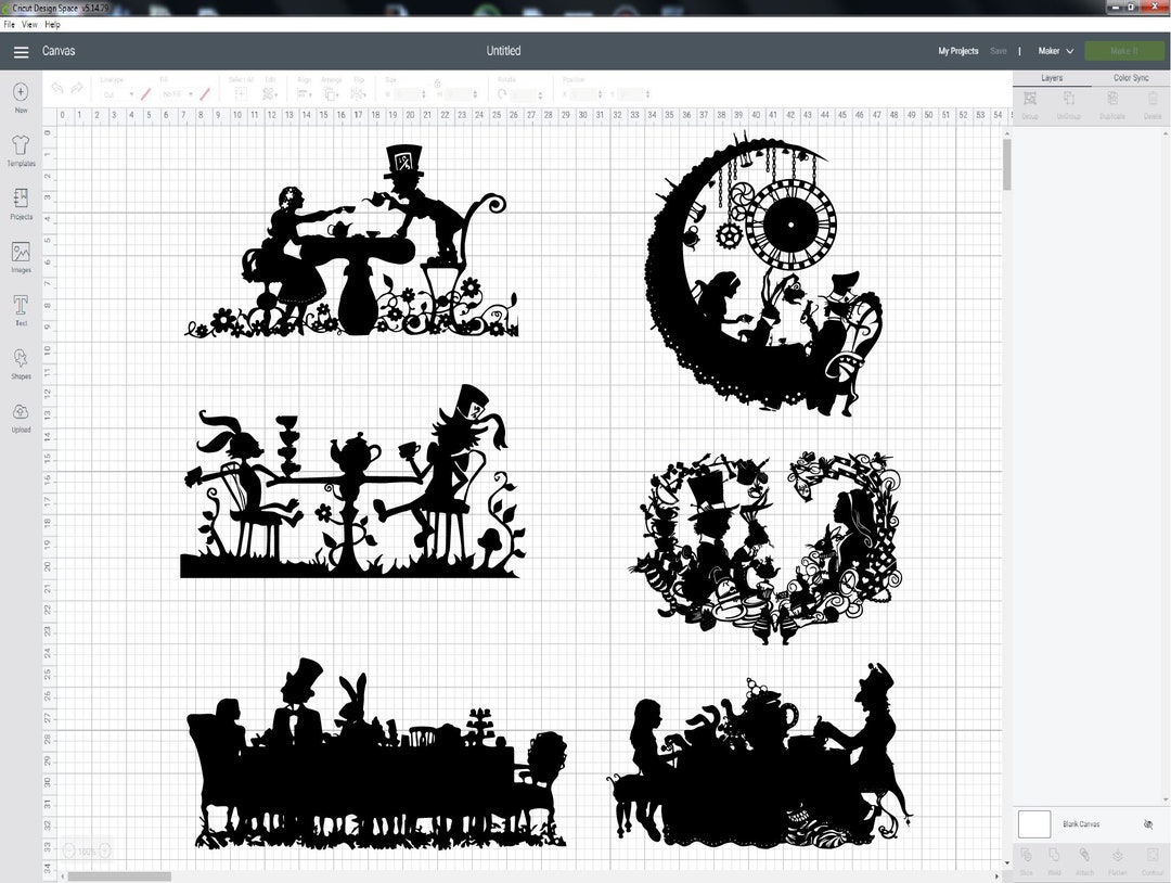 Tea Time Svg, Tea Party Svg, Alice Svg,alice in Wonder Svg,mad Svg ...