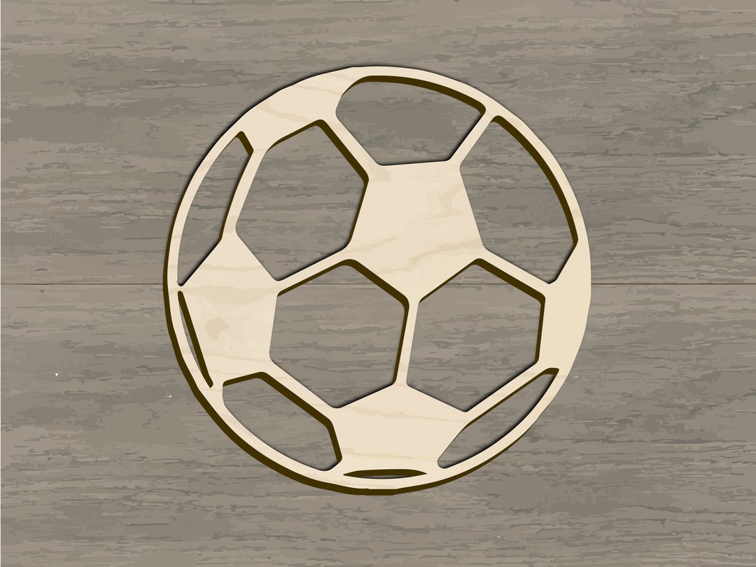 Wooden Soccer Ball, Soccer Ball, Woood Ball, Plywood Cut,wood Cutout ...