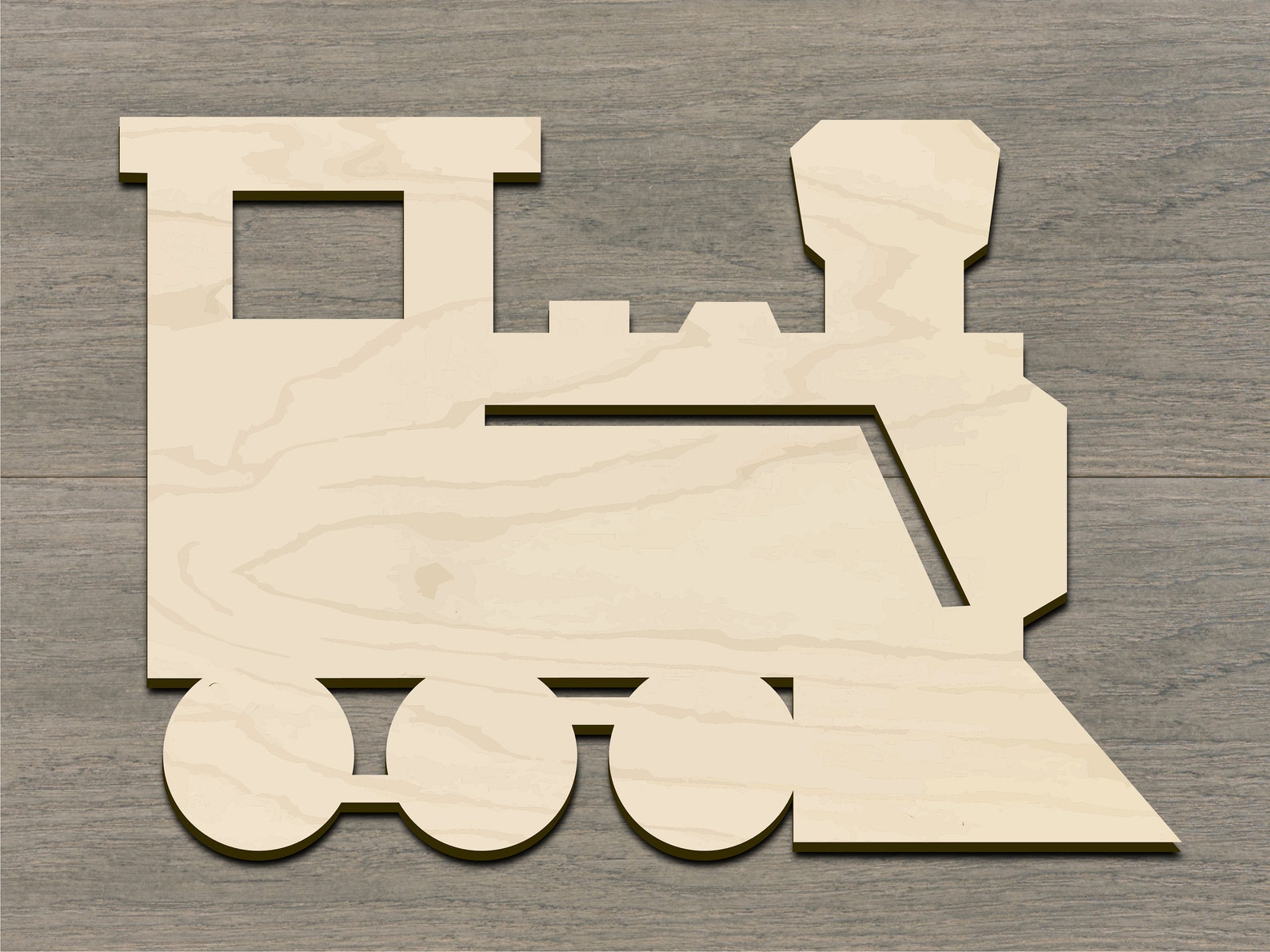 Wooden Train Train Woood Train Plywood Cutwood - Etsy
