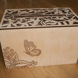 Wood Wedding Ivory Card Box Wedding Money Box With Slot - Etsy