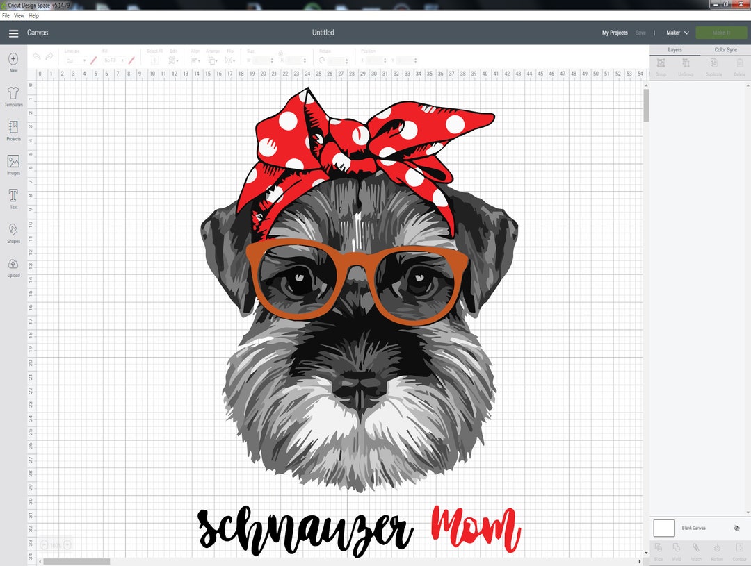 Schnauzer Dog Leyered Svg, Schnauzer Mom Svg Shirt, Gift Schnauzer ...