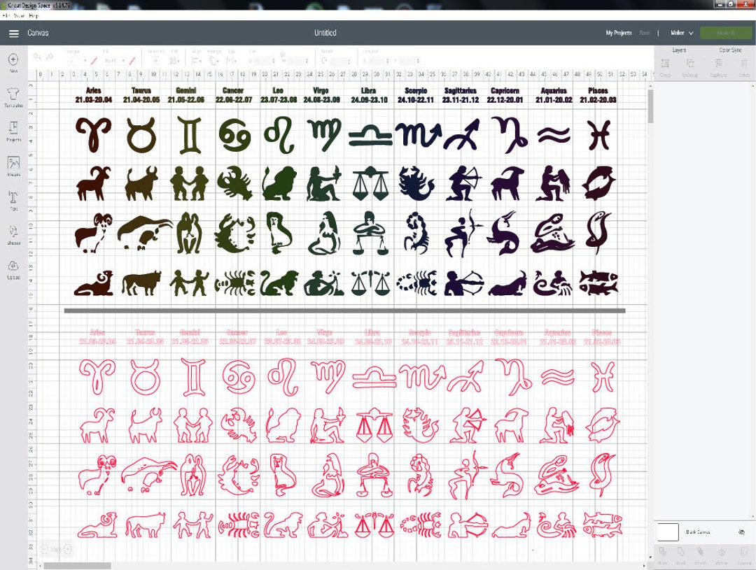 ZODIAC Svg, Astrology Signs, Zodiac Sign, Astrology Horoscope,cut File ...