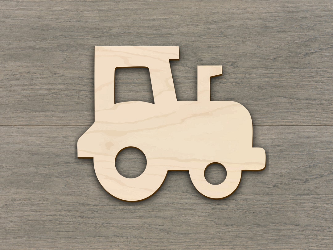 Wooden Tractor, Tractor, Wood Tractor, Plywood Cut,wood Cutout,plywood ...