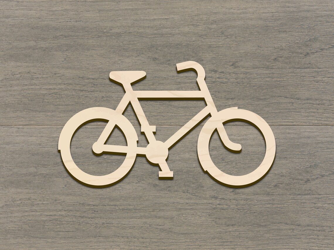 Wooden Mountain Bike, Bike, Plywood Bike, Plywood Cut,wood Cutout ...