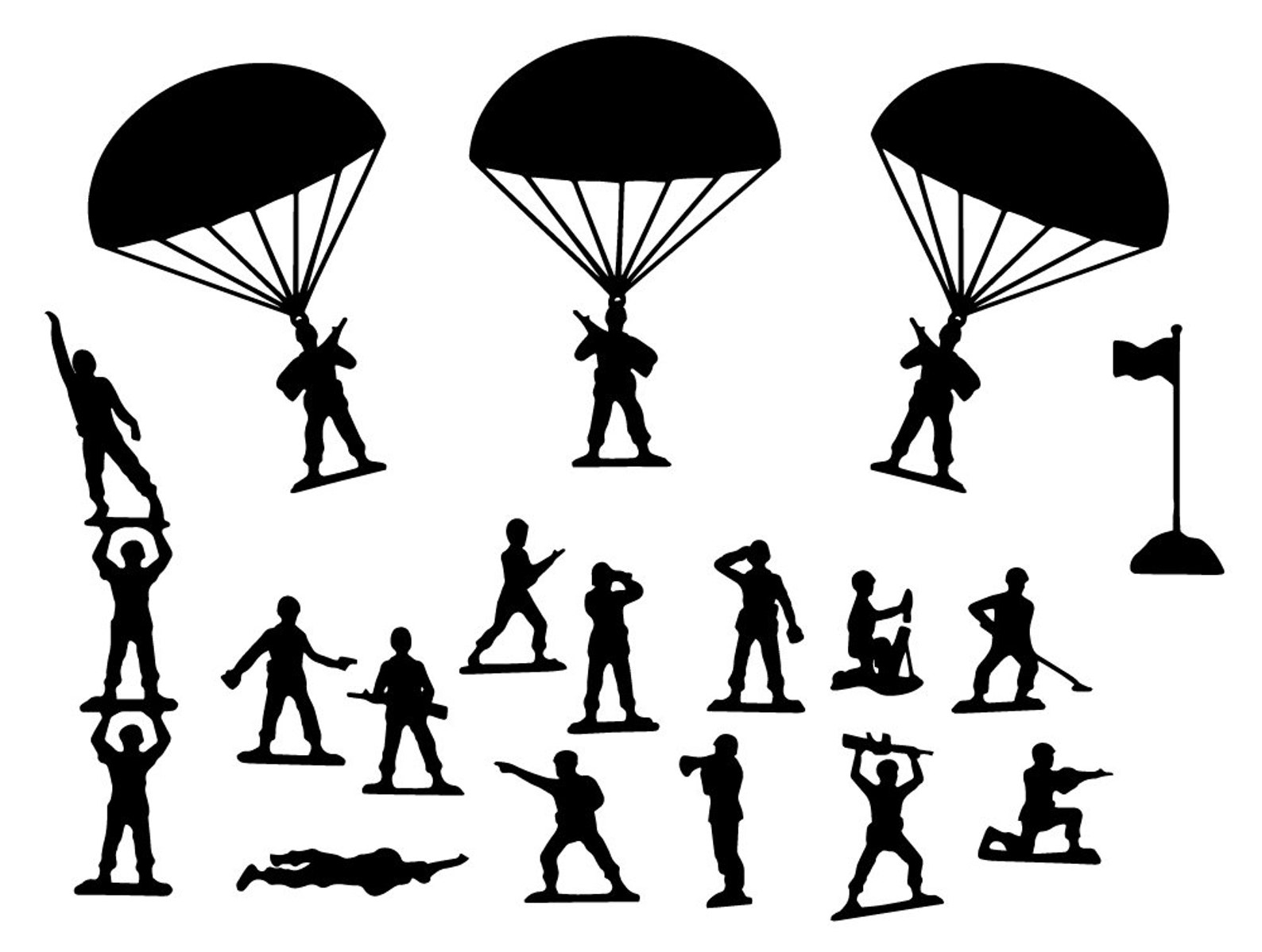 Toy Army Soldiers Svg, Army Men SVG, Toy SVG, Andys Room, Story ...