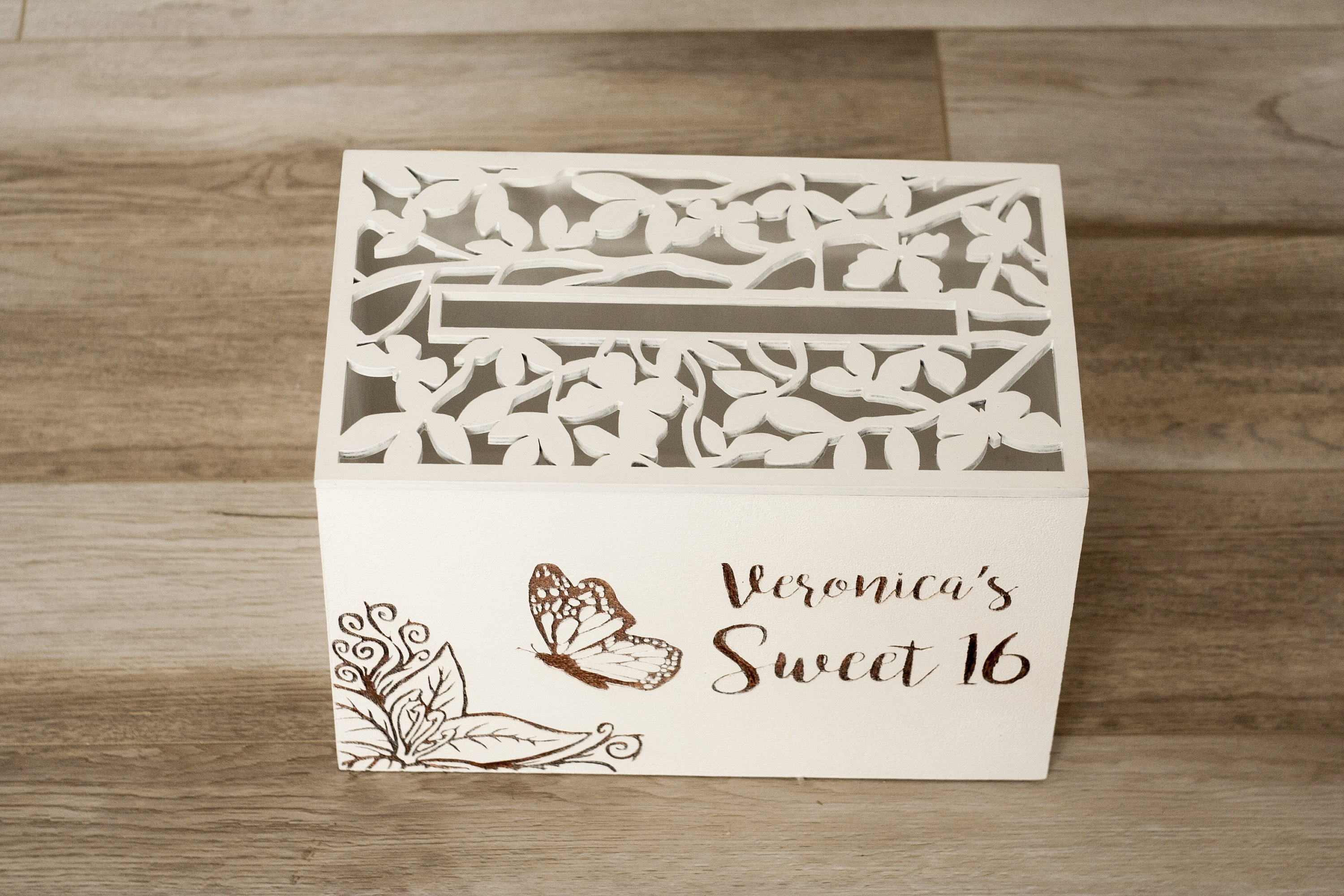 Sweet Sixteen Box Card, Custom Sweet Sixteen Birthday Card Box, Sweet ...