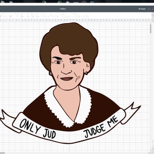 Judge Judy SVG, Cut File ,only Judy Can Judge Me, Tattoo ,style, SVG ...