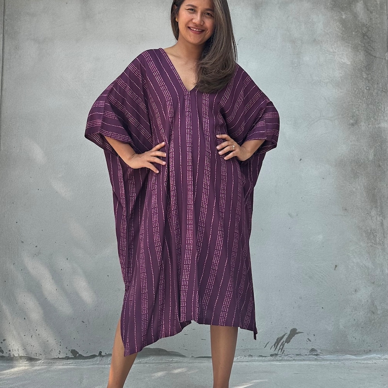 Purple Kaftan - Etsy