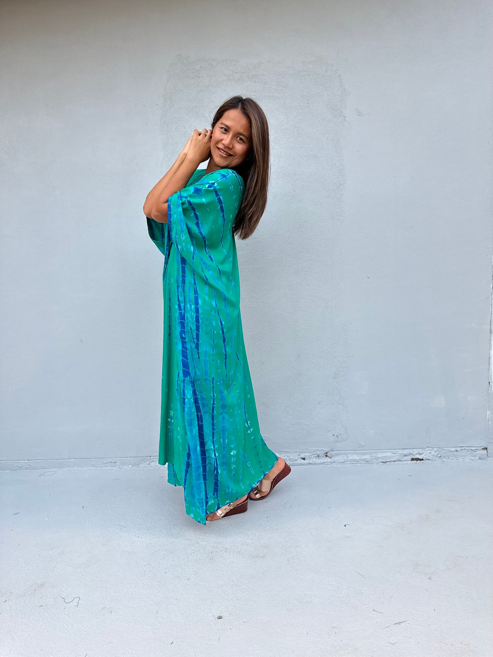 Summer Style Kaftan for Women CM-55 ~ Beach Caftans, Mediterranean ...