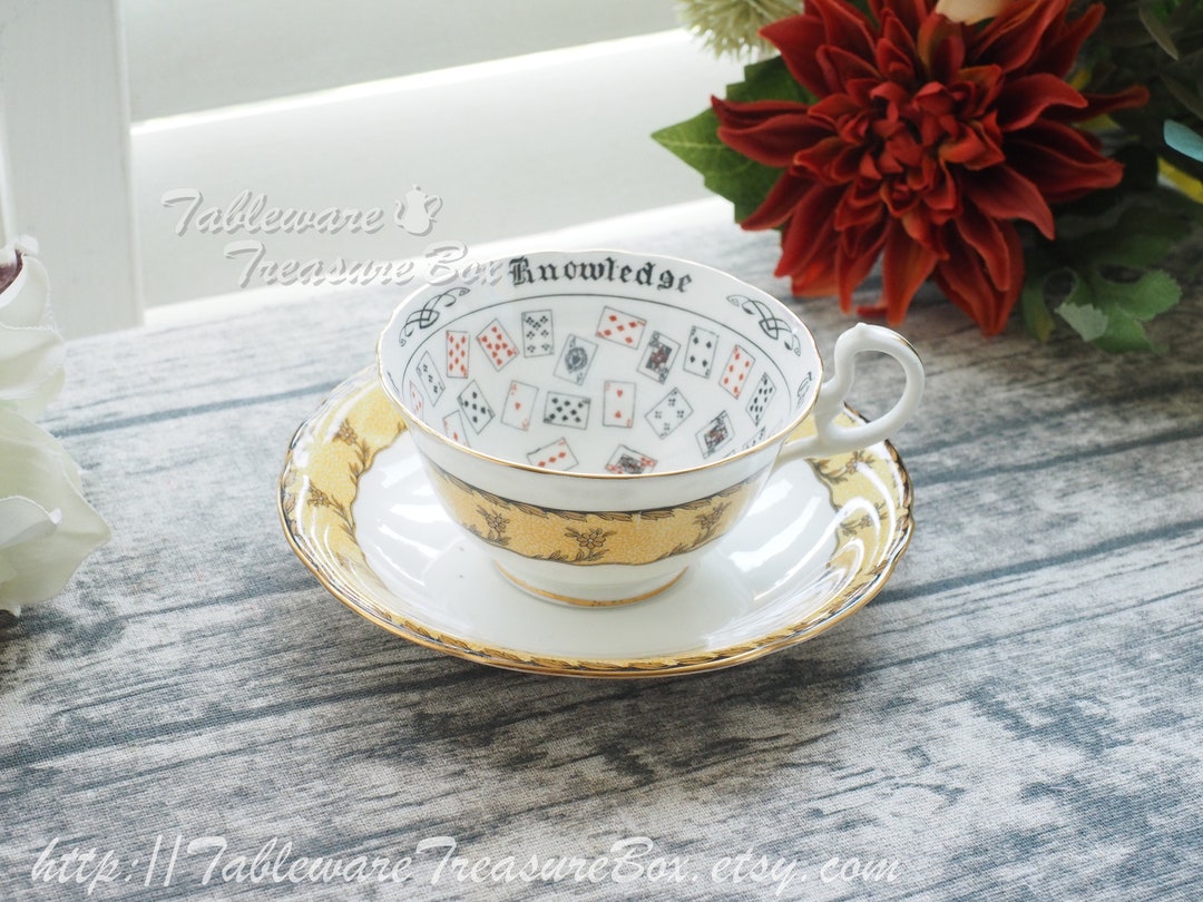 Aynsley the Cup of Knowledge for Fortune Telling With Playing - Etsy