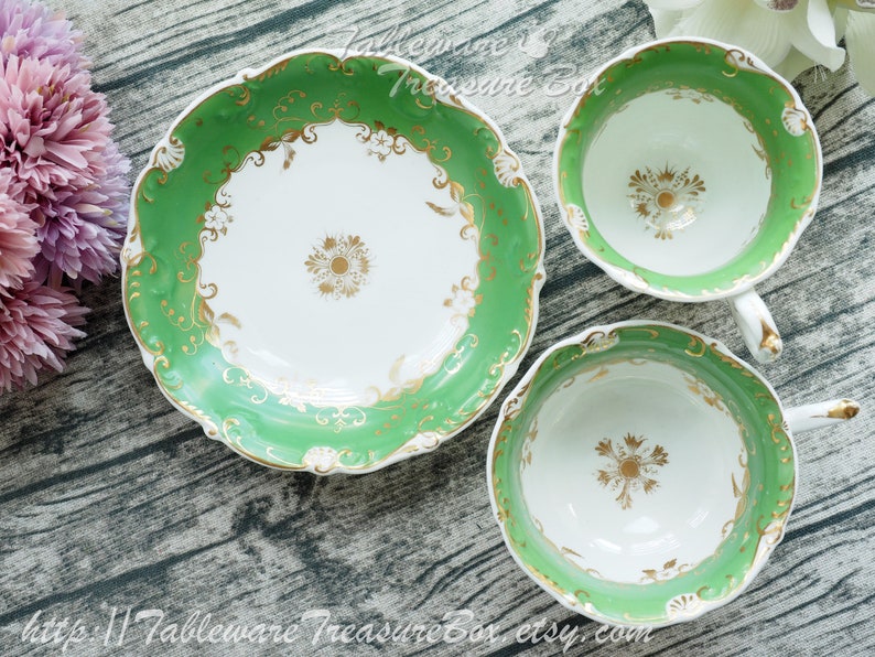 3pc Set - H & R Daniel Pattern No. 4767 TWO Cups and Saucer TRIO - Etsy UK
