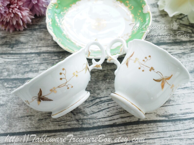3pc Set - H & R Daniel Pattern No. 4767 TWO Cups and Saucer TRIO - Etsy UK