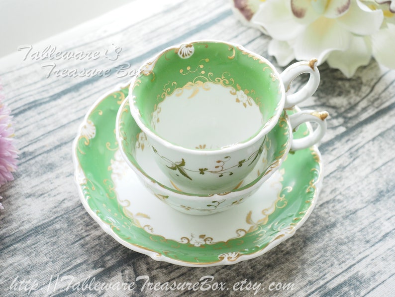 3pc Set - H & R Daniel Pattern No. 4767 TWO Cups and Saucer TRIO - Etsy UK
