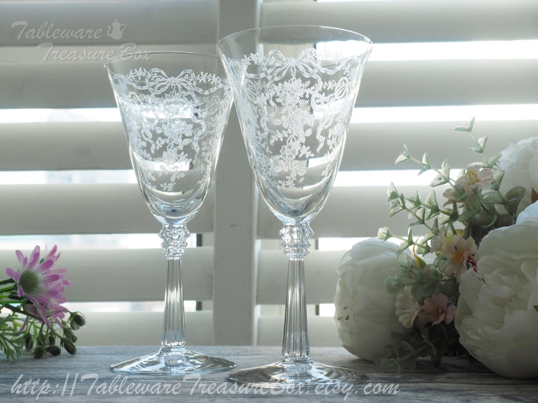 1 of 4 Fostoria Romance Stemware - Etsy