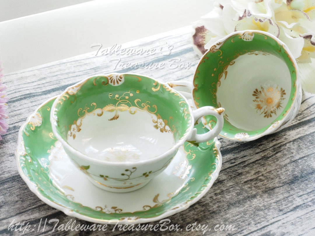 3pc Set - H & R Daniel Pattern No. 4767 TWO Cups and Saucer TRIO - Etsy UK