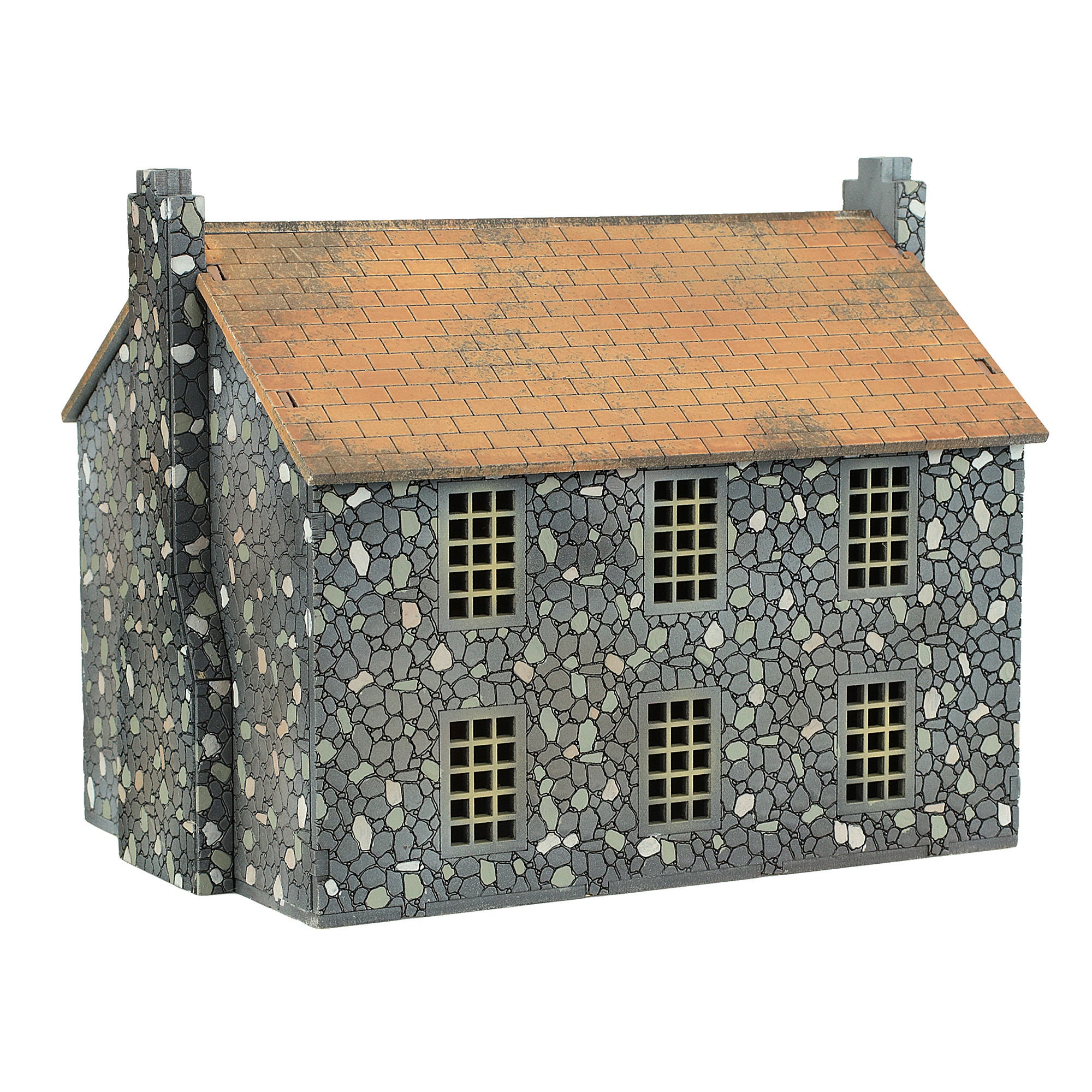 Two Story Stone House - Etsy