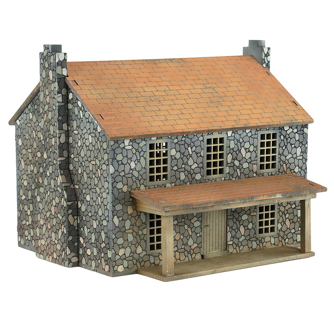 Two Story Stone House - Etsy