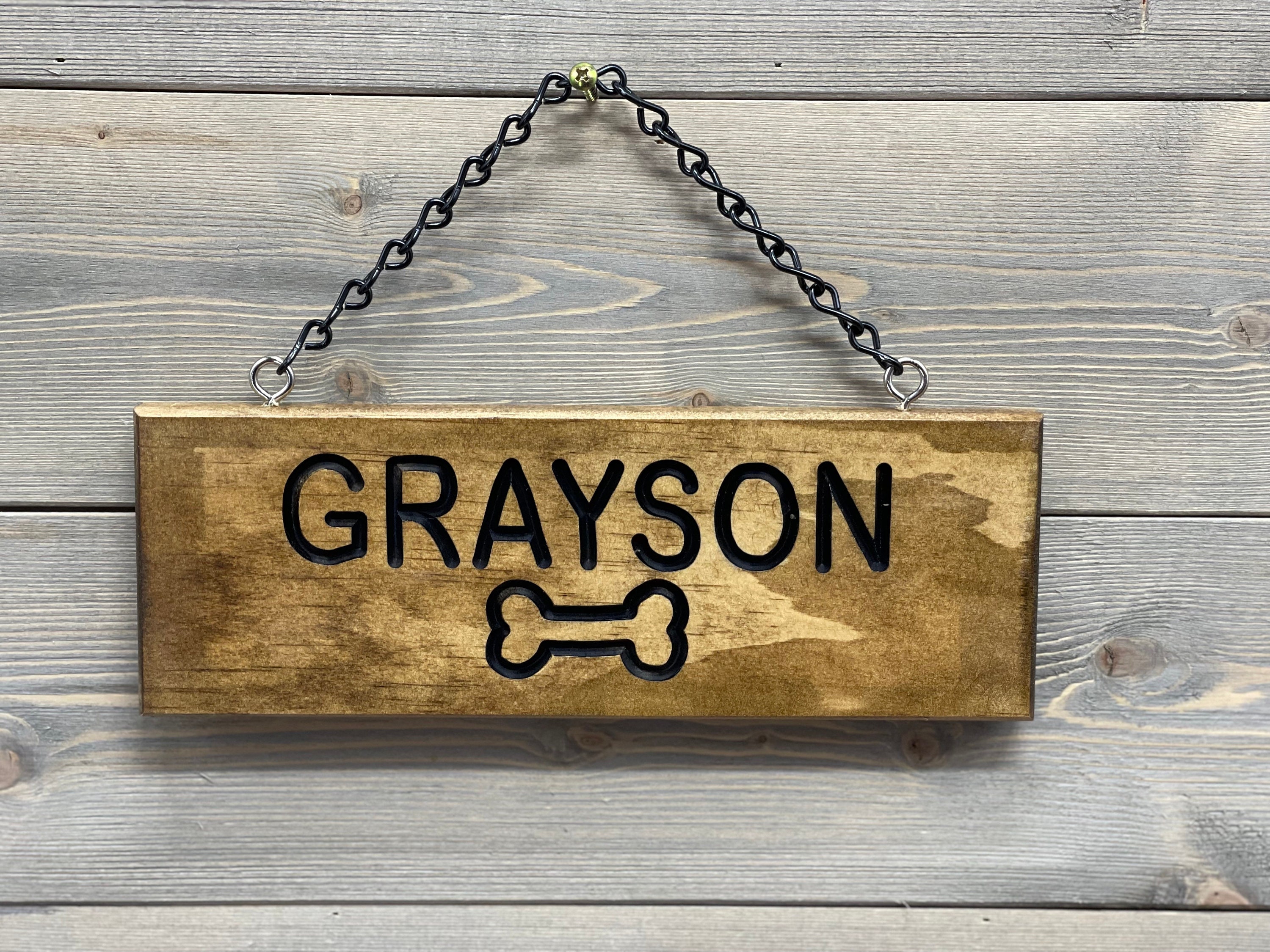 Dog Crate Cage Sign Customized/personalized Dog Gifts/dog - Etsy