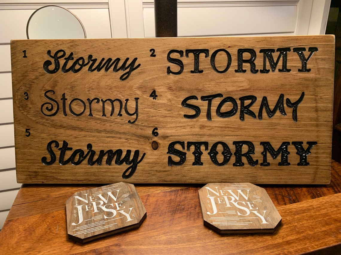 LARGE Alpaca Stable Sign/Stall Name Plate/Hand Routed Wooden | Etsy