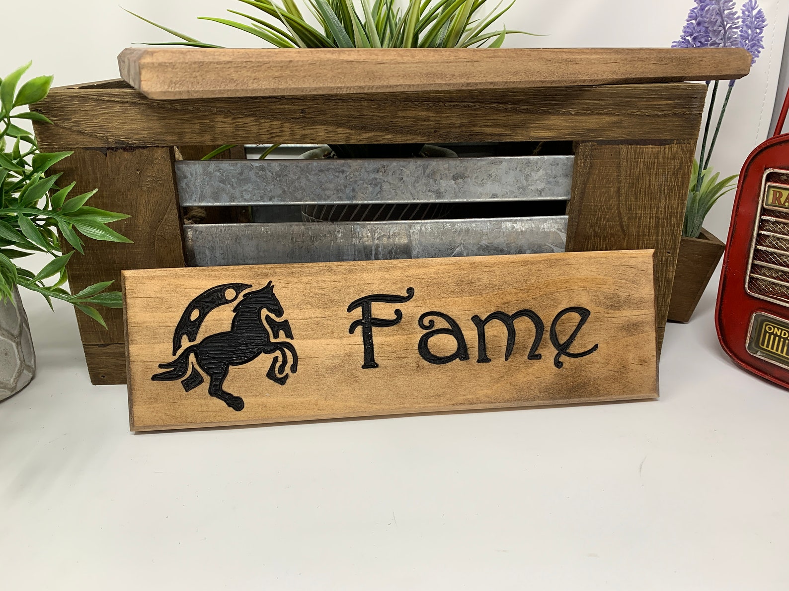 Stable Sign Small/stall Name Plate/hand Routed Wooden | Etsy