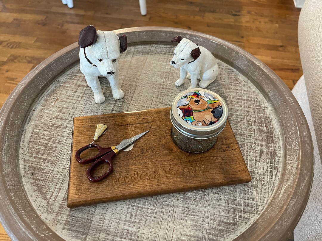 IN STOCK Dandy Dog Theme Tray & Ort thread Jar Stitching Accessories ...