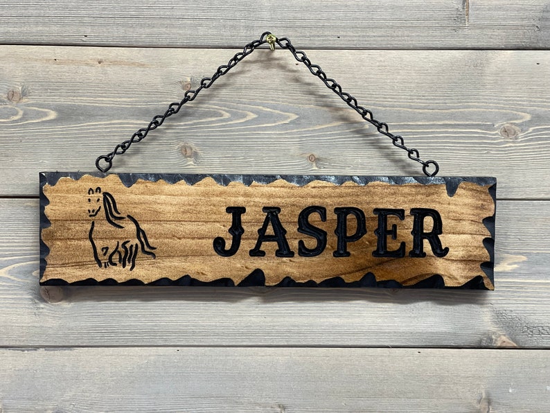 Stable Sign SMALL JAGGED Edge/hand Routed Wooden - Etsy