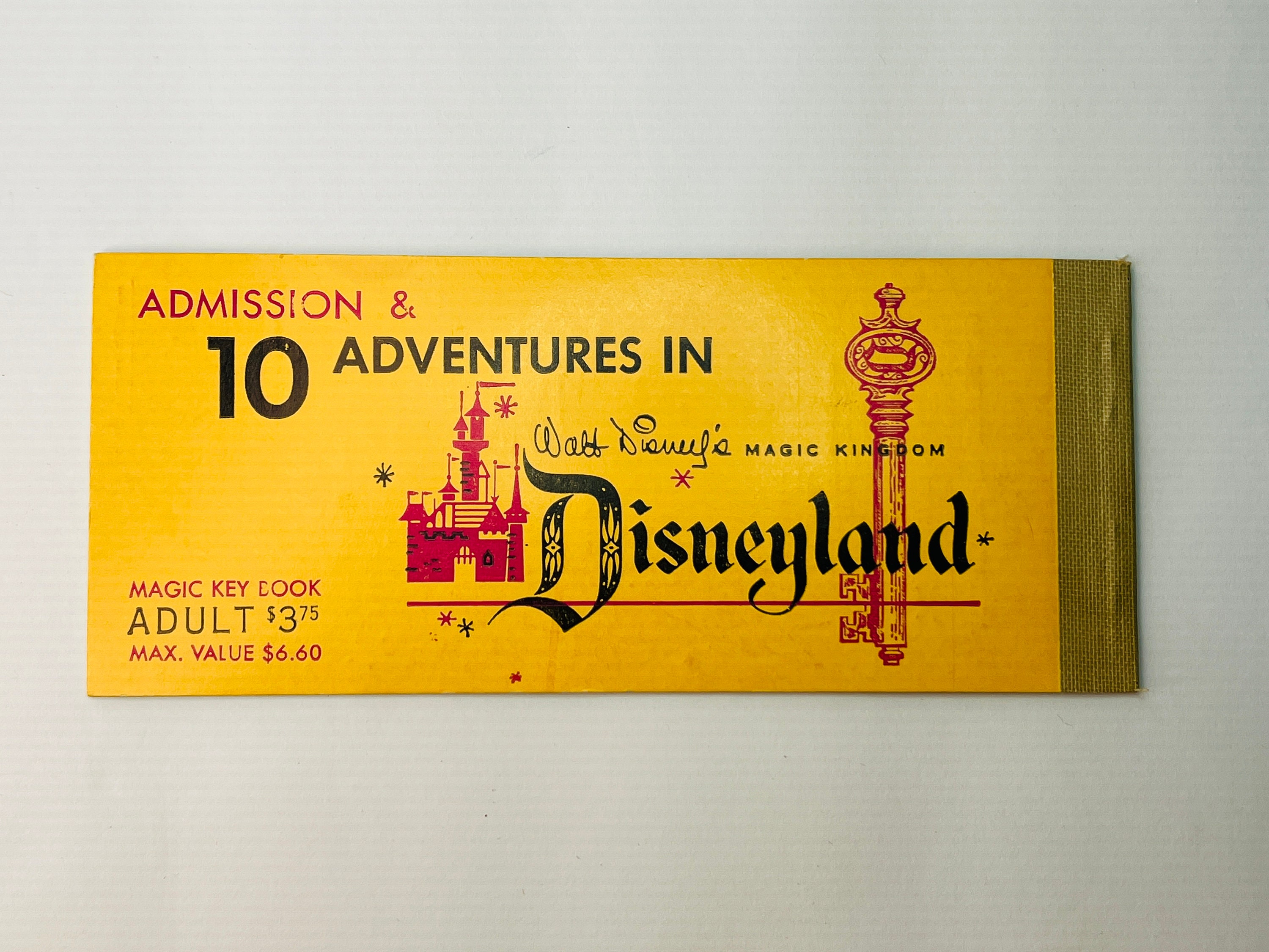 RARE 1960 Disneyland Magic Key Book COMPLETE Book 10 - Etsy