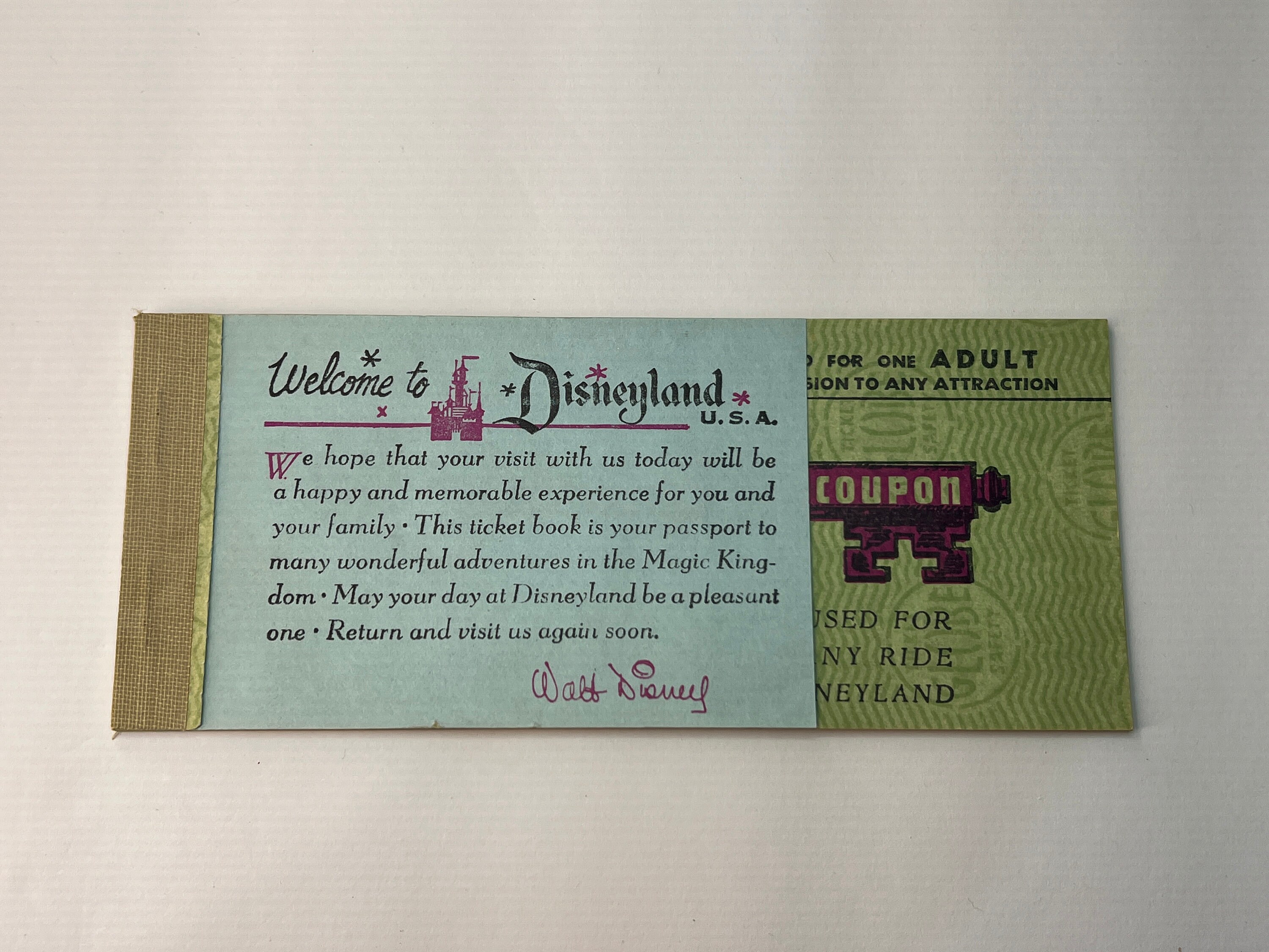 RARE 1960 Disneyland Magic Key Book COMPLETE Book 10 - Etsy