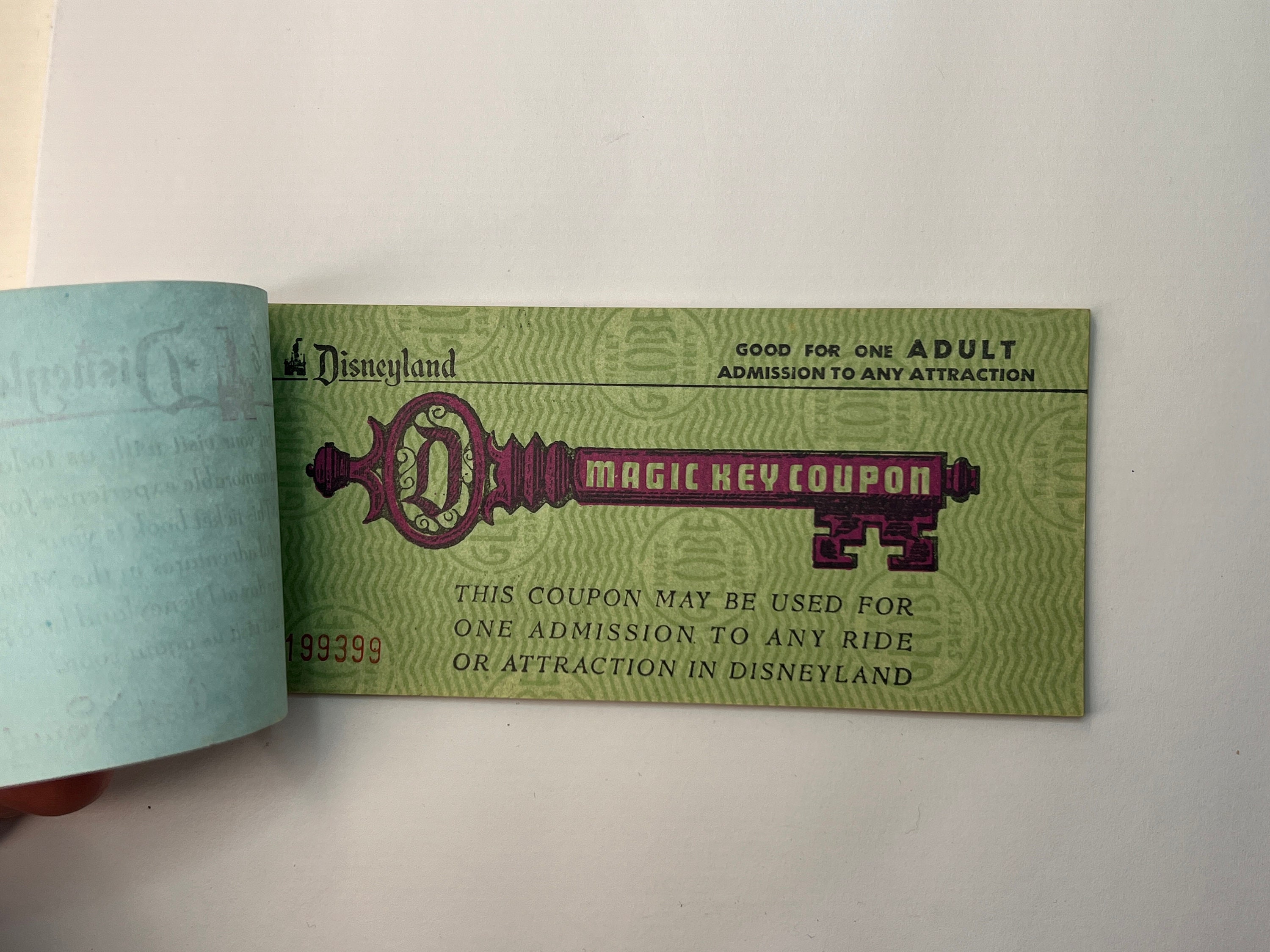 RARE 1960 Disneyland Magic Key Book COMPLETE Book 10 - Etsy