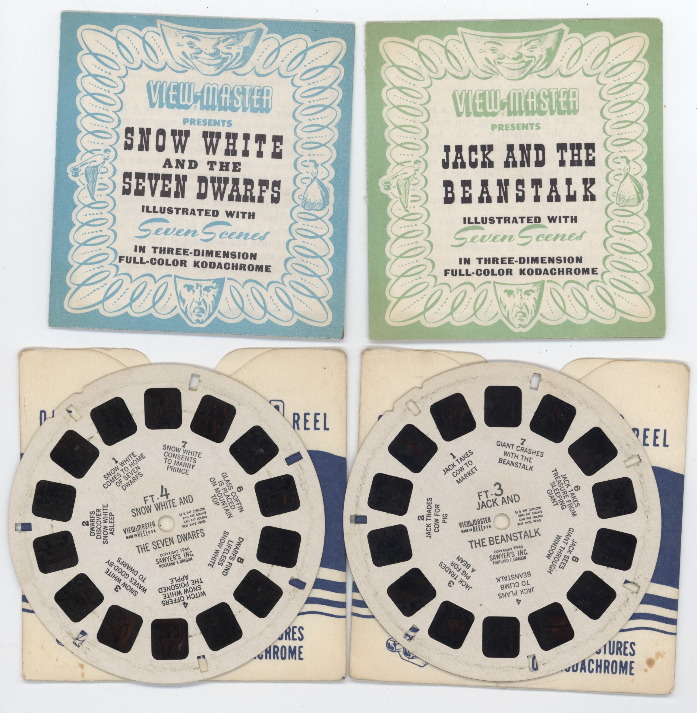 Viewmaster Fairy Tale Reels With Booklets - Etsy
