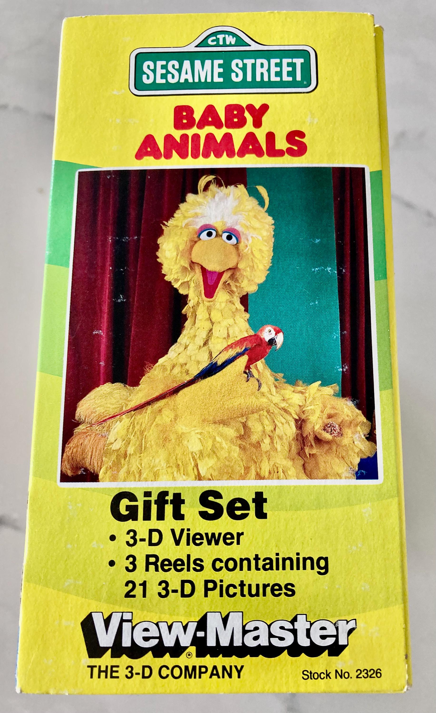 Sesame Street Baby Animals Viewmaster Gift Set. Unopened Factory Sealed ...