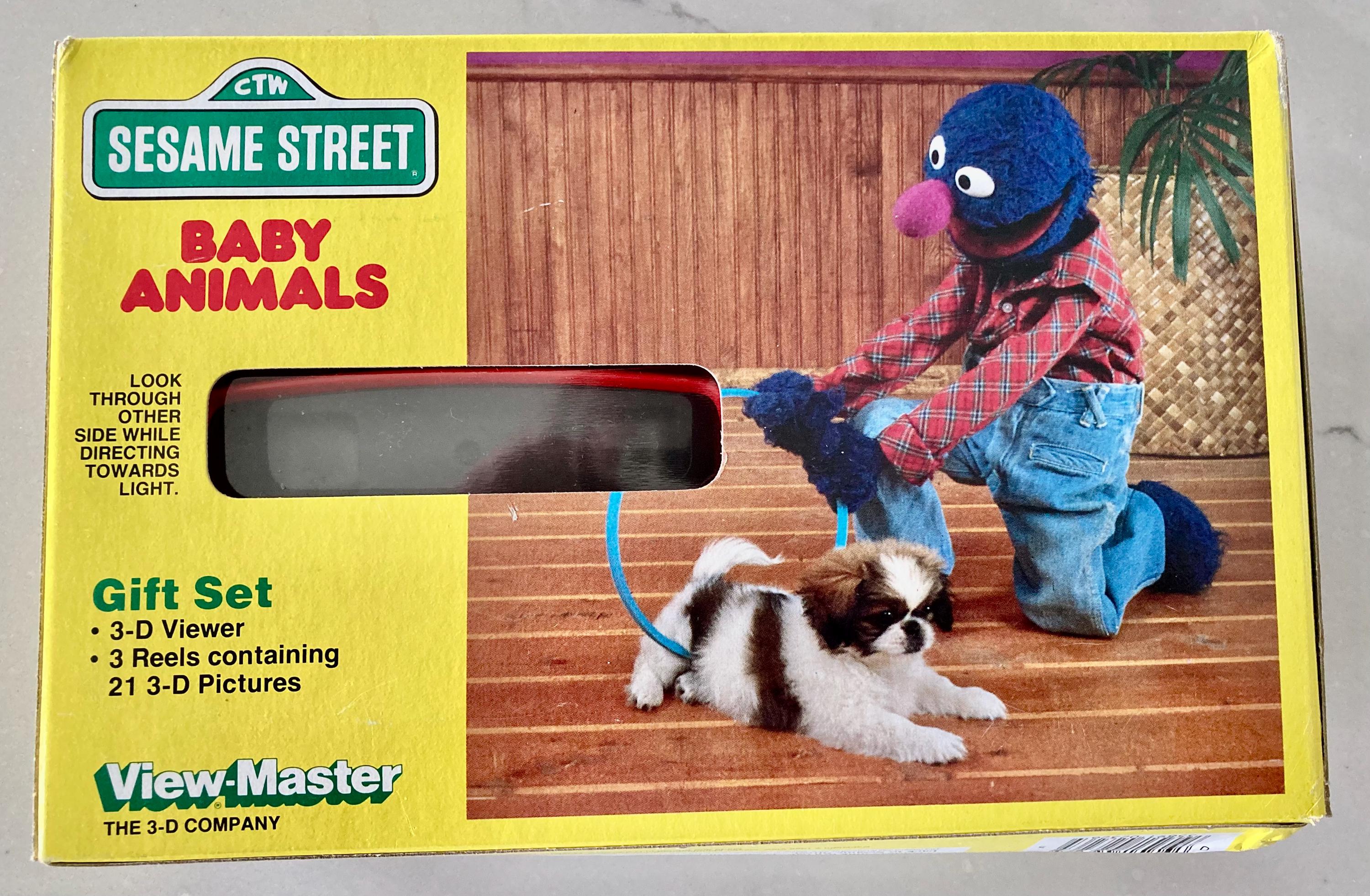 Sesame Street Baby Animals Viewmaster Gift Set. Unopened Factory Sealed ...